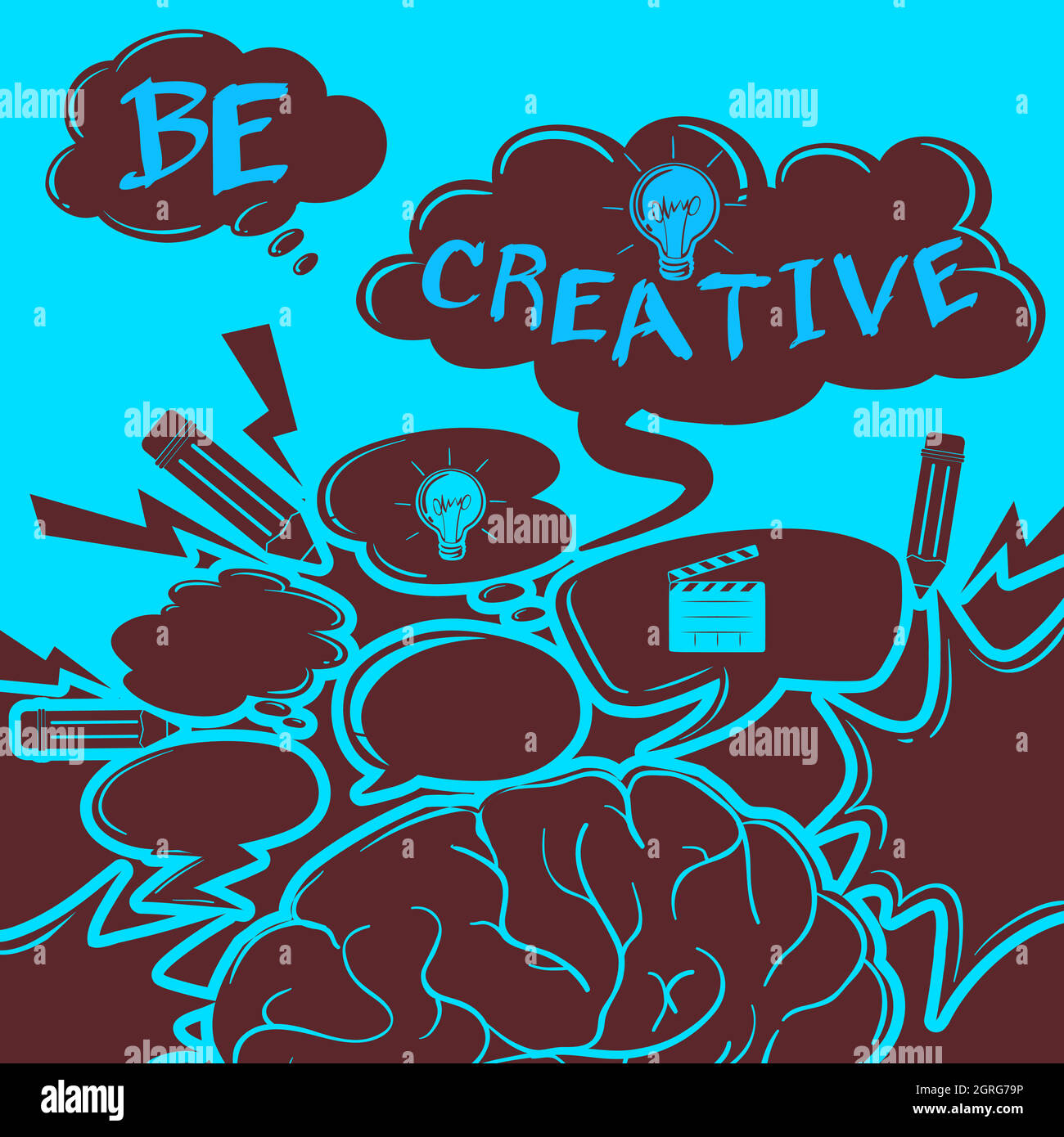 Inspiration poster with text Stock Vector Image & Art - Alamy