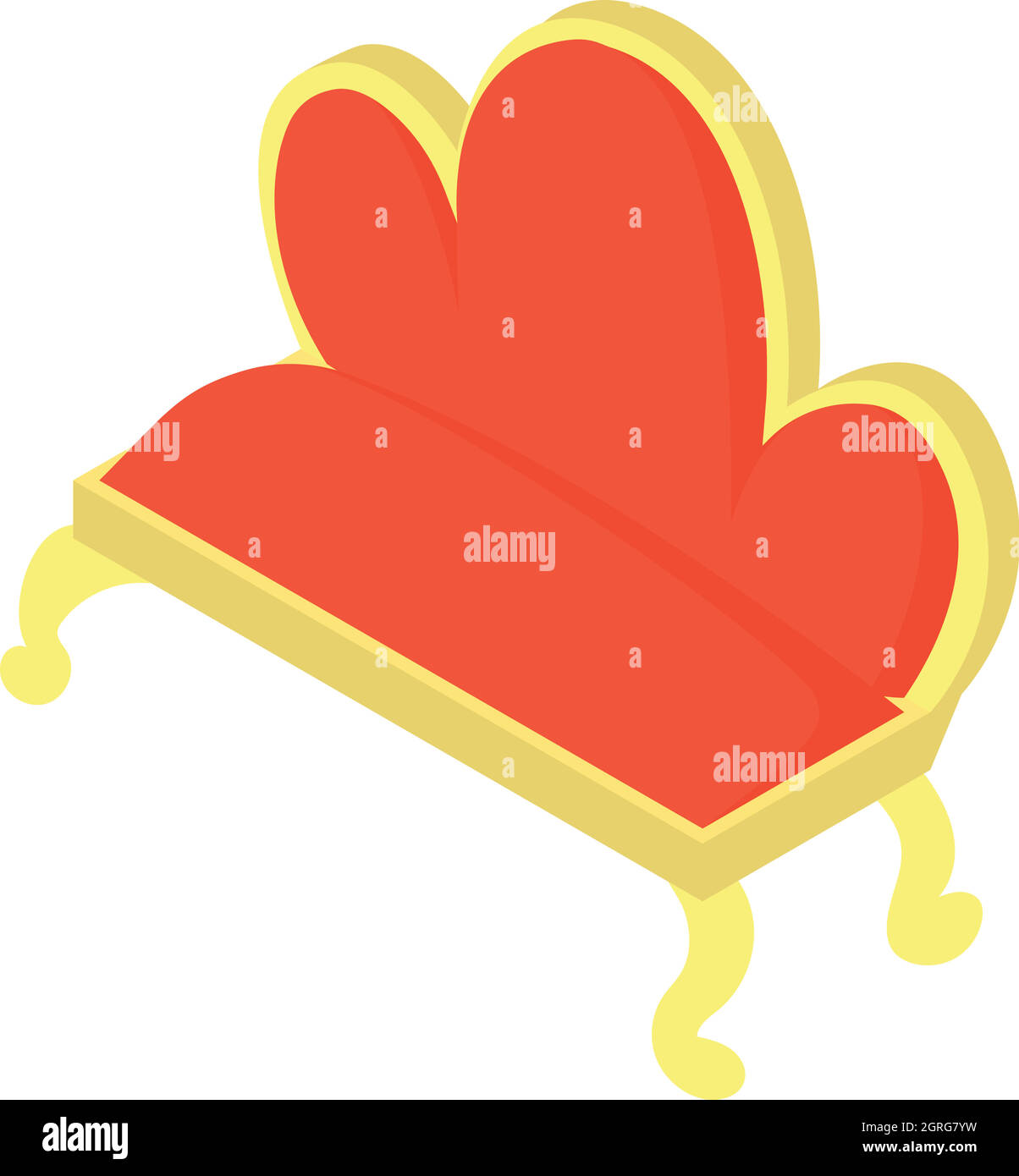 Red bench in museum icon, cartoon style Stock Vector Image & Art - Alamy