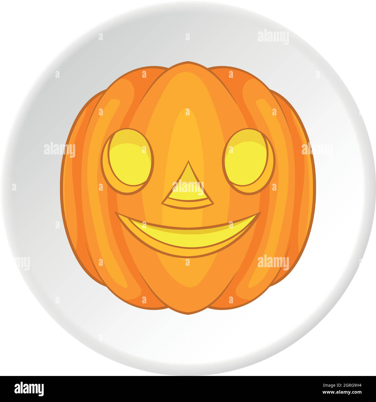 Pumpkin lantern icon, cartoon style Stock Vector Image & Art - Alamy