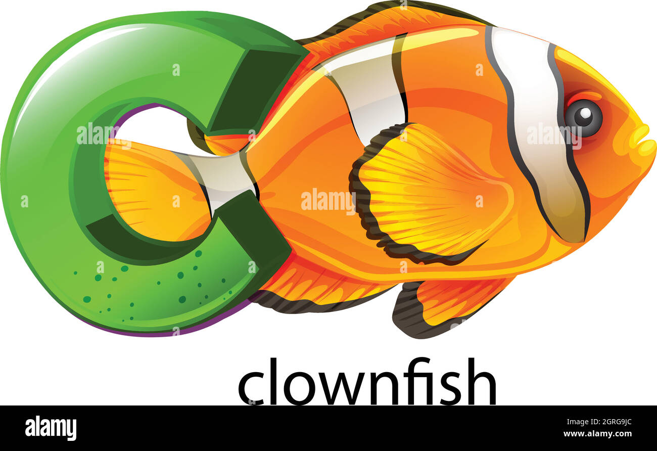 A letter C for clownfish Stock Vector Image & Art - Alamy