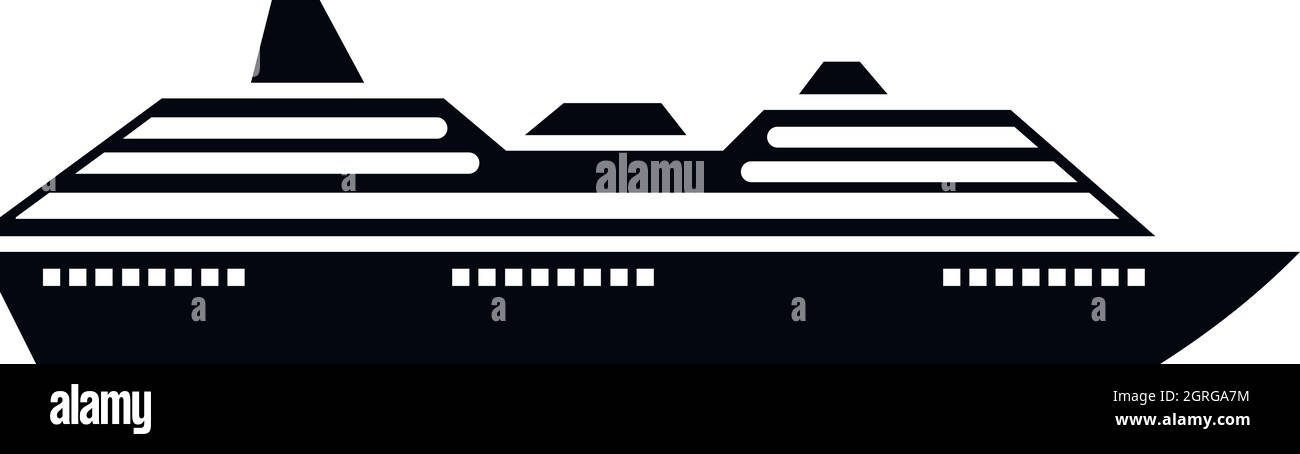 Cruise ship icon, simple style Stock Vector Image & Art - Alamy