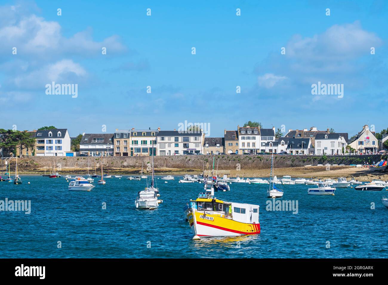 France, Morbihan, Gulf of Morbihan, Rhuys peninsula, Arzon, Port-Navalo ...