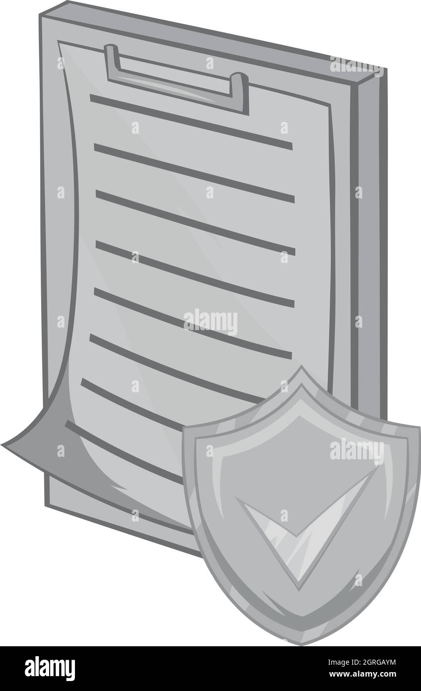 Clipboard with insurance form icon Stock Vector Image & Art - Alamy