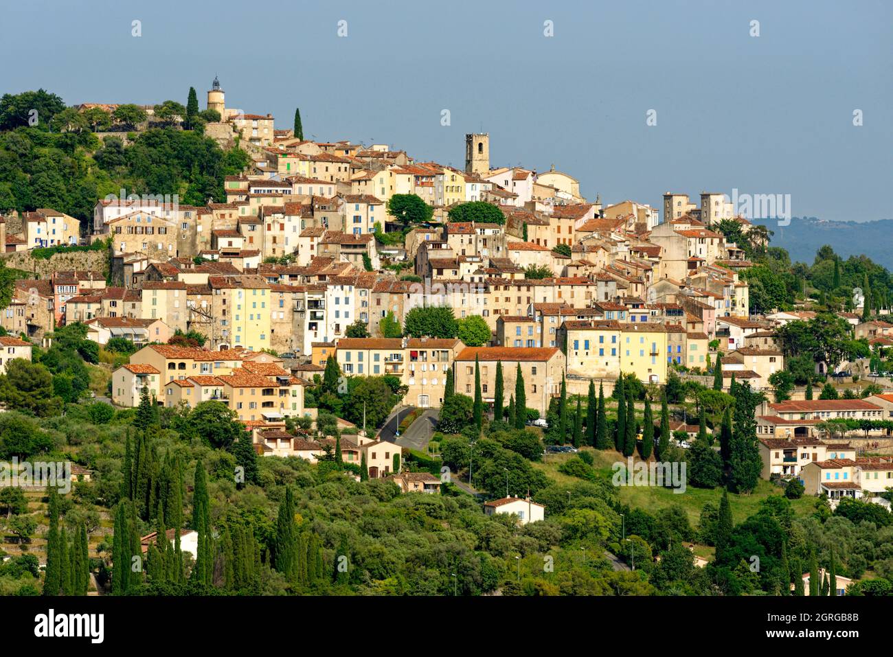 France, Var, Fayence district, Fayence perched village Stock Photo - Alamy