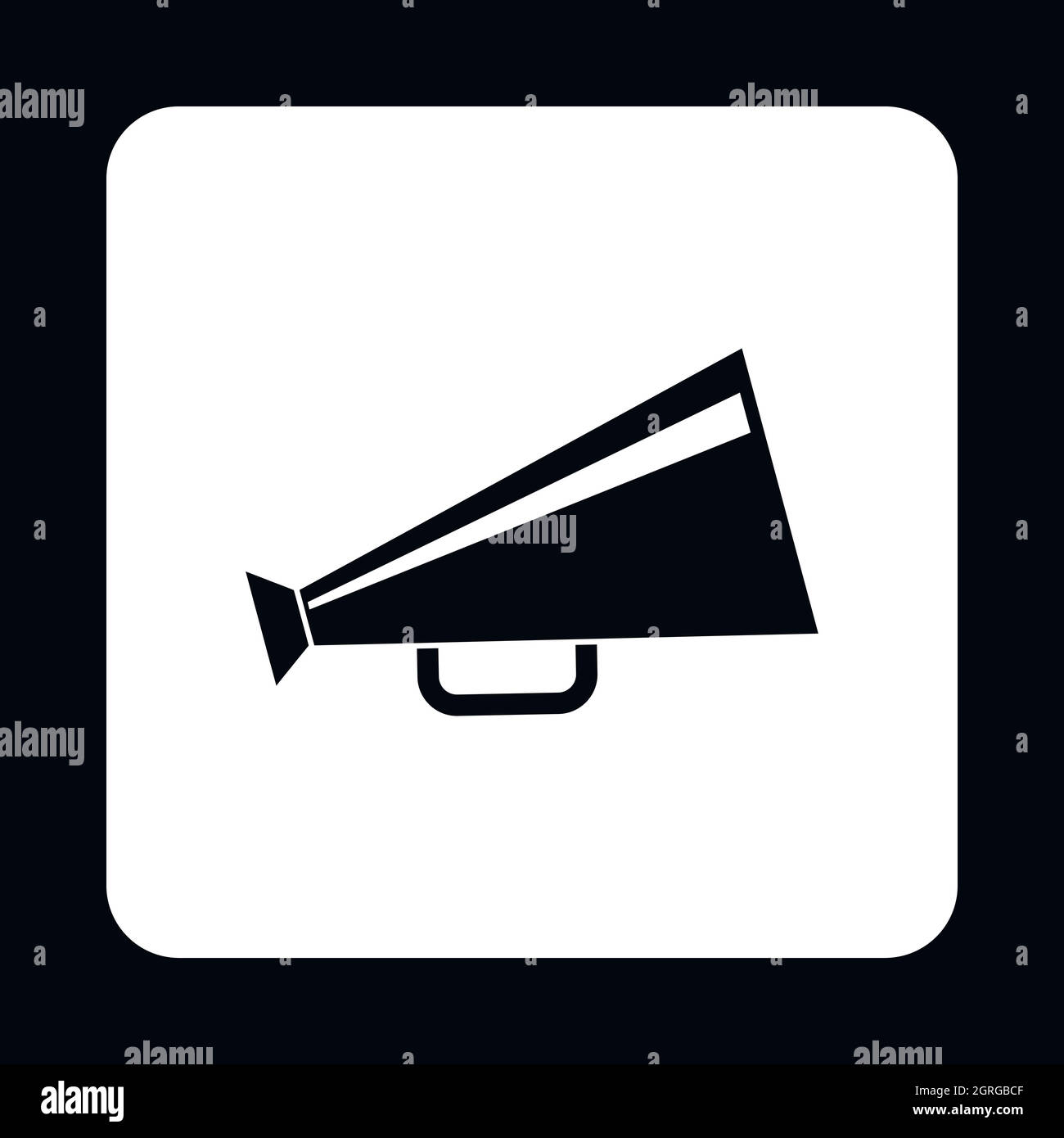 Retro megaphone icon, simple style Stock Vector Image & Art - Alamy