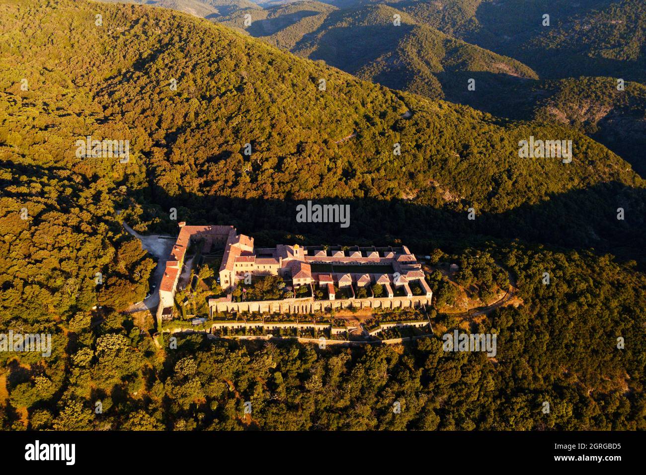 France, Var, Massif des Maures, Collobrieres, Chartreuse of the Verne ...