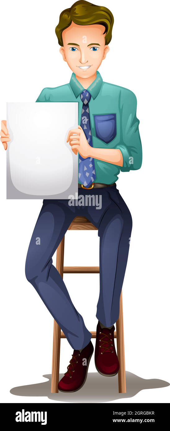 Chair advert Stock Vector Images - Alamy