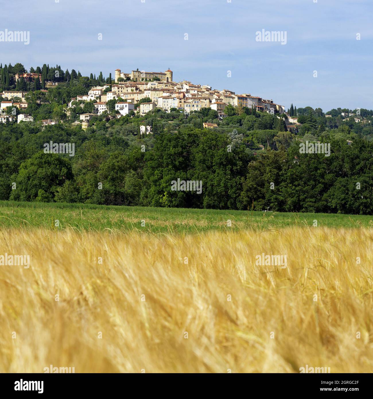 France, Var, Pays de Fayence, Callian village Stock Photo - Alamy