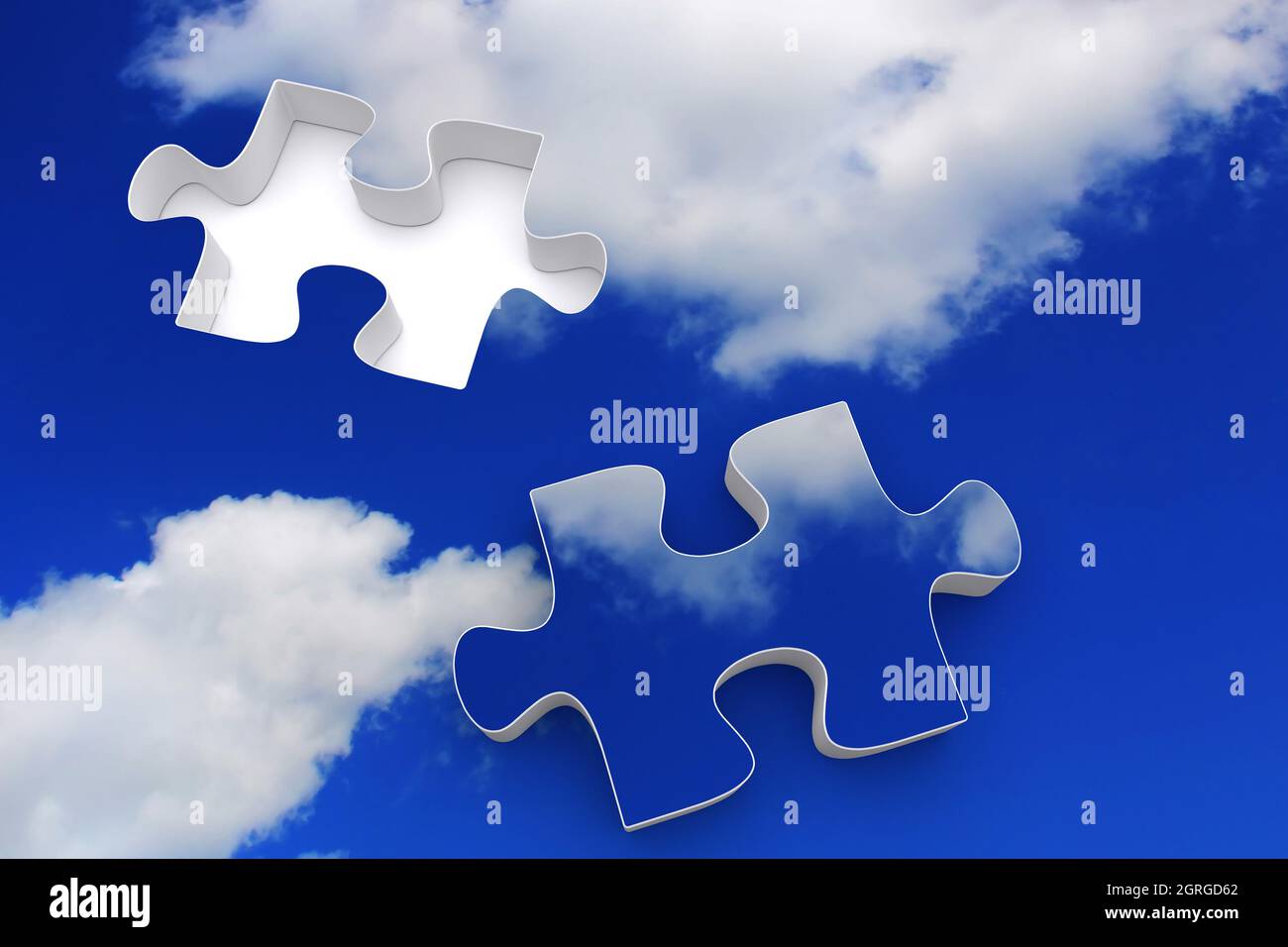 Conceptual 3d image of the puzzle Stock Photo - Alamy