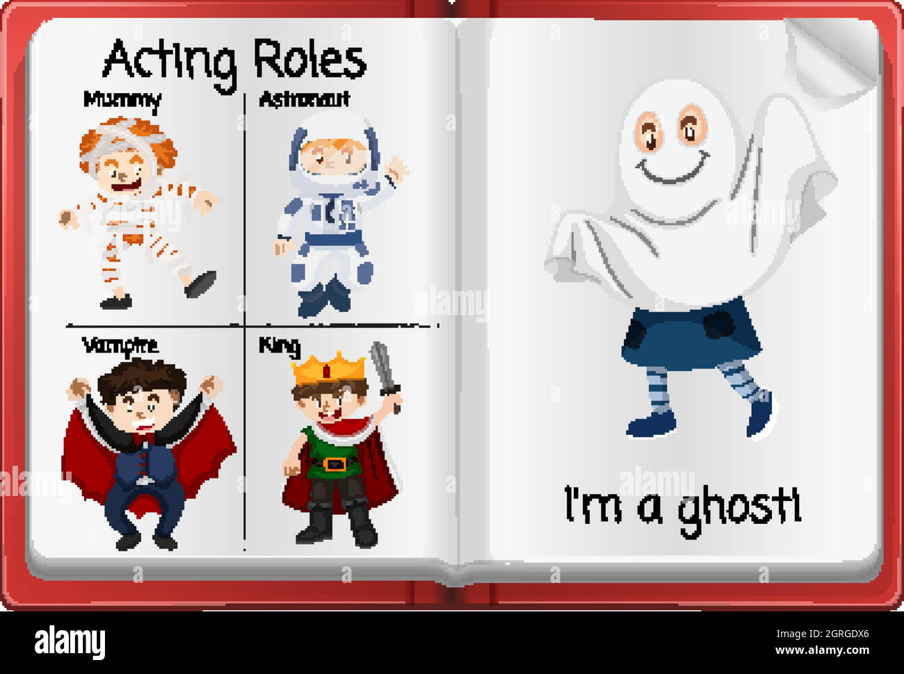 Open activity diary page Stock Vector Image & Art - Alamy