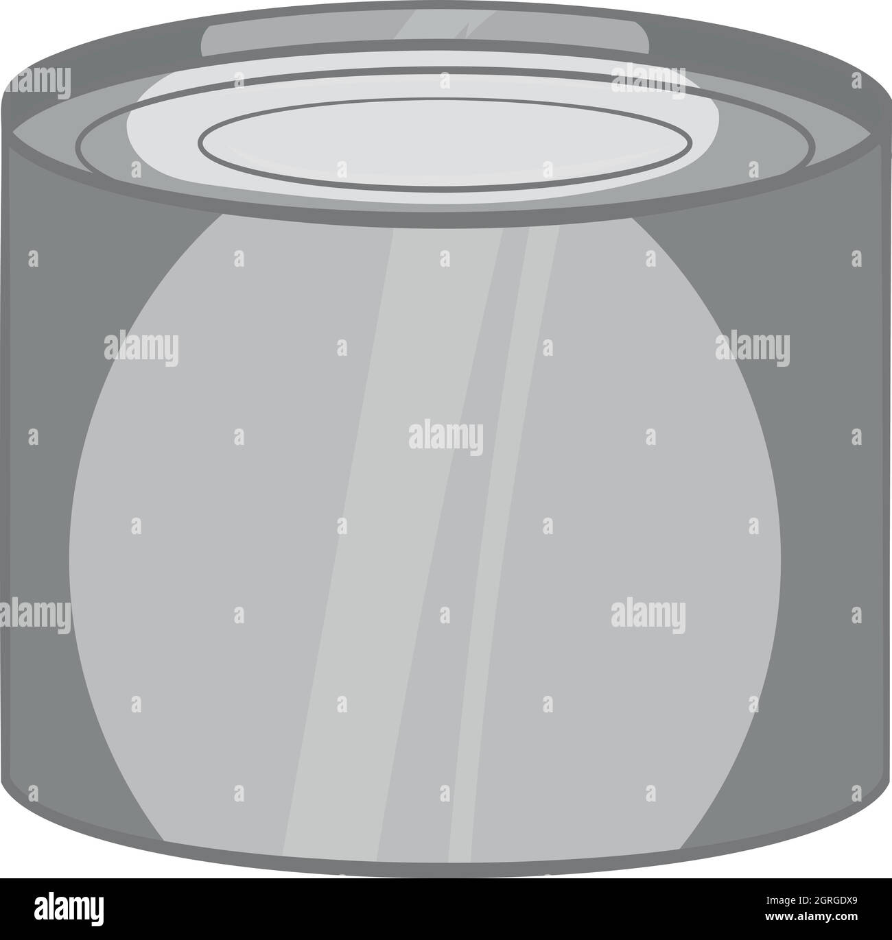 Tin packaging icon, black monochrome style Stock Vector Image & Art - Alamy