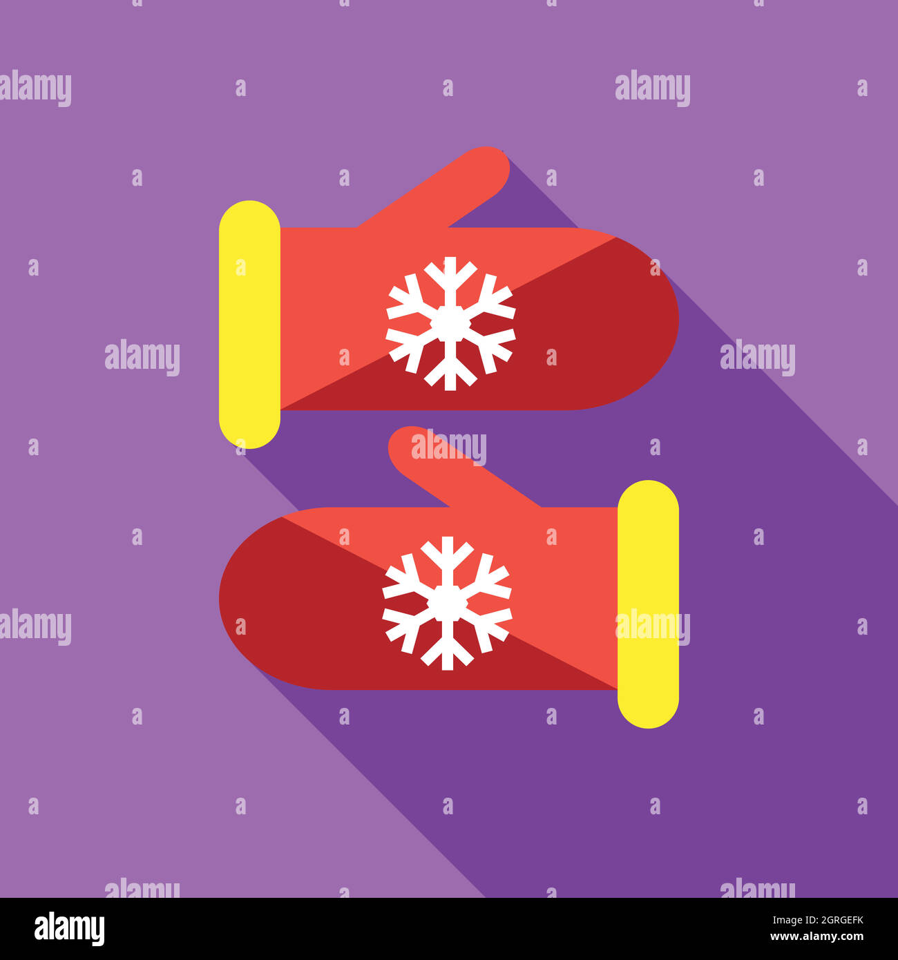 Knitted wool mittens seamless Stock Vector Images - Alamy