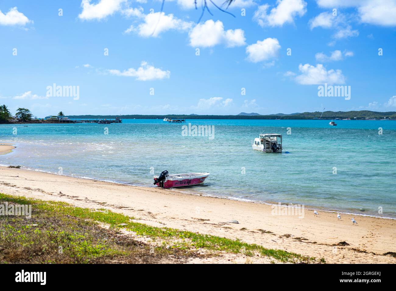 Bayo Beach at low tide. Thursday Island, Torres Straits, Far North ...