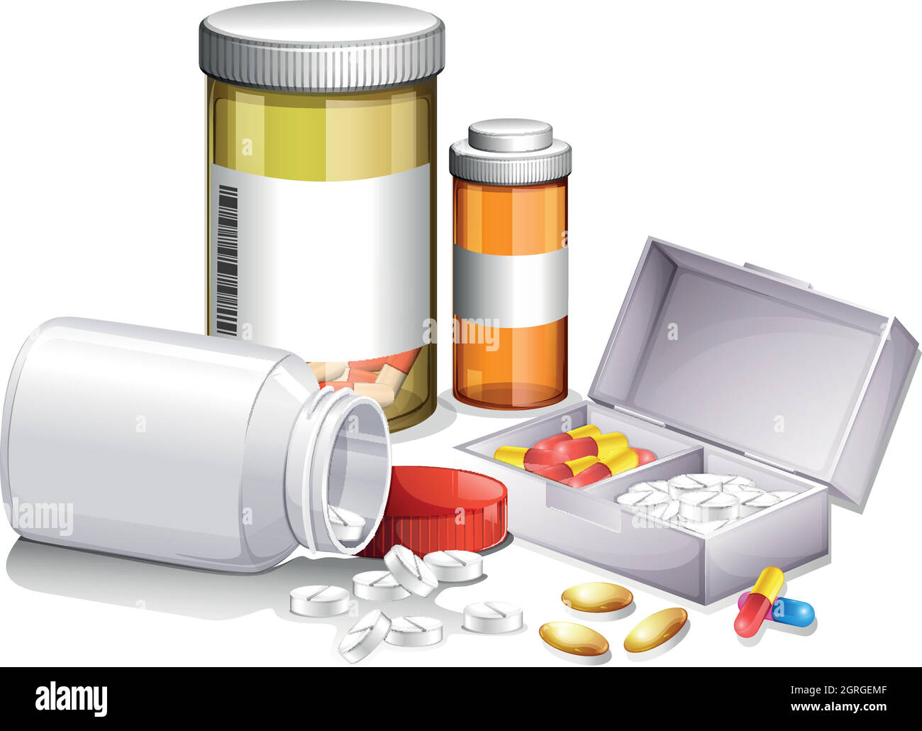 Capsule medicine Stock Vector Images - Alamy