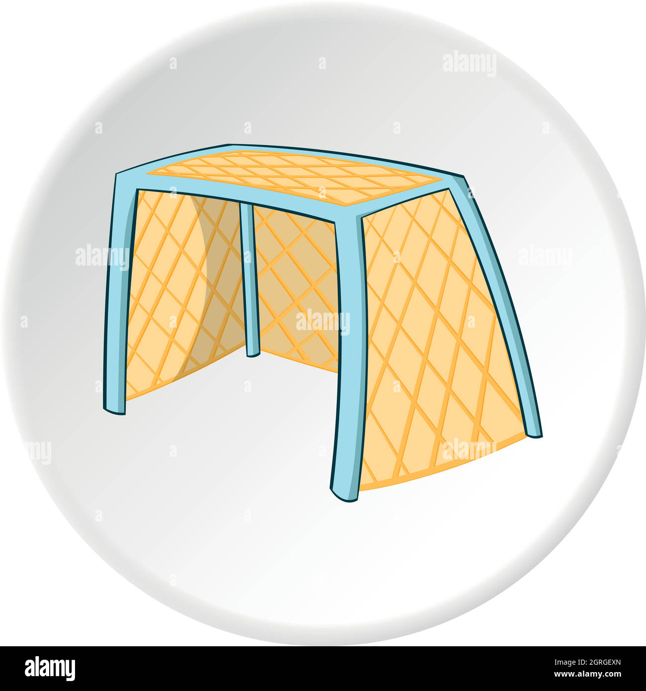 Hockey gate icon, cartoon style Stock Vector Image & Art - Alamy