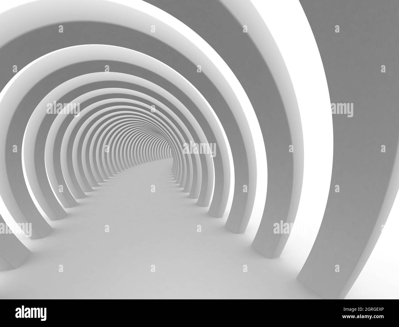 Abstract tunnel background. 3d rendered image Stock Photo - Alamy