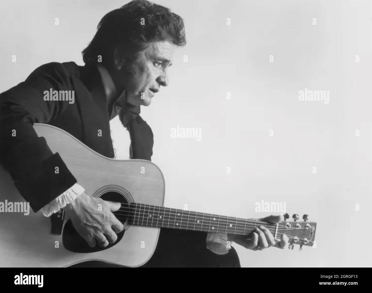 JOHNNY CASH (1932-2003) Promotional photo of American singer,songwriter ...