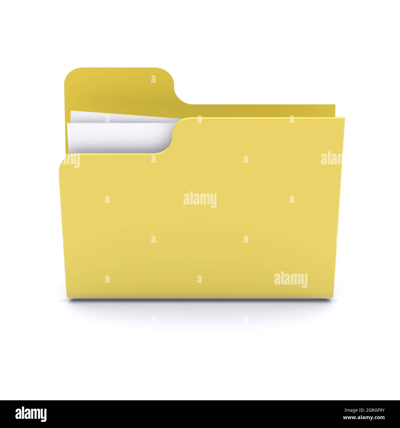 File folder icon Cut Out Stock Images & Pictures - Alamy
