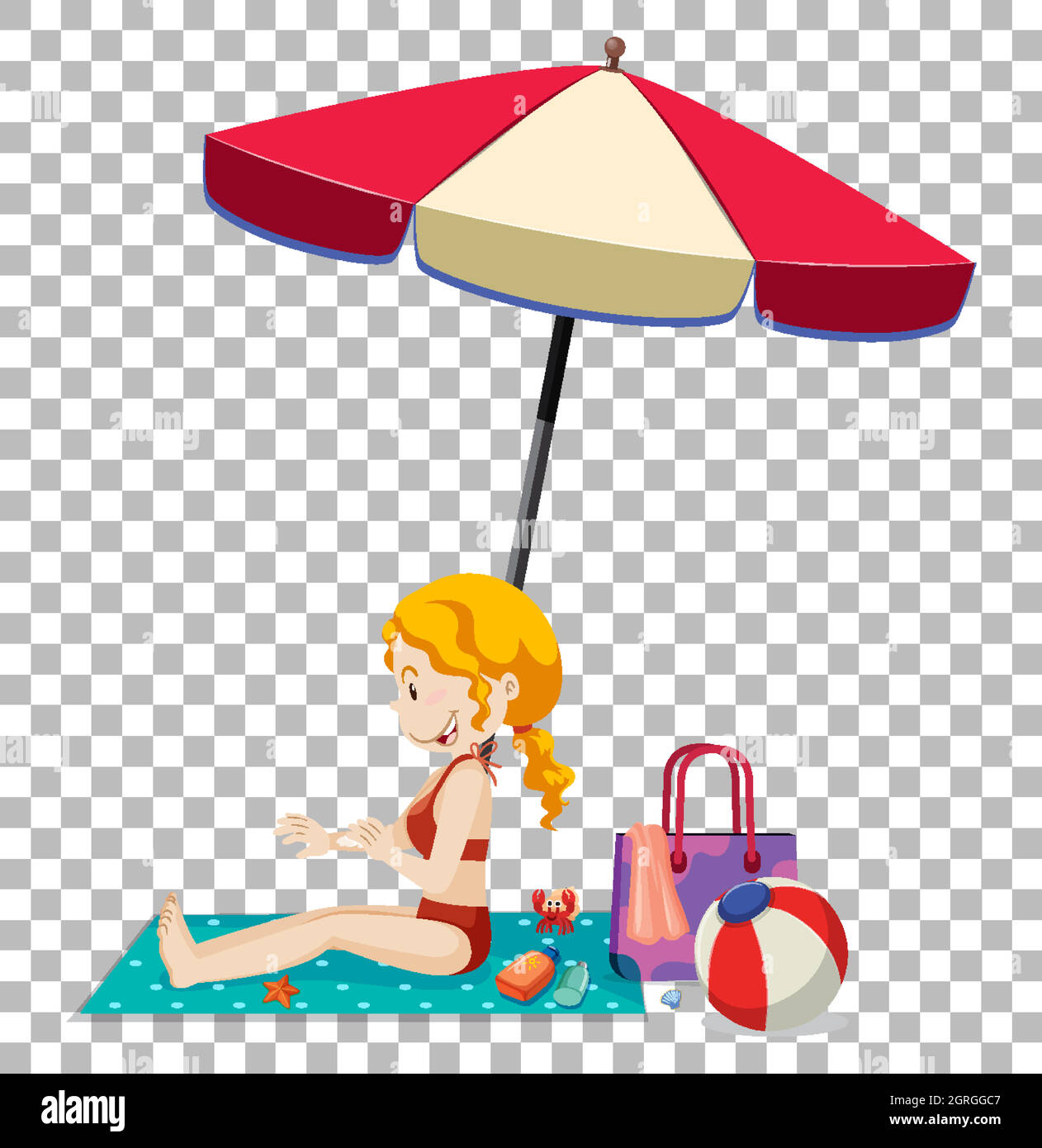 Outside sunbathing outdoor Stock Vector Images - Alamy