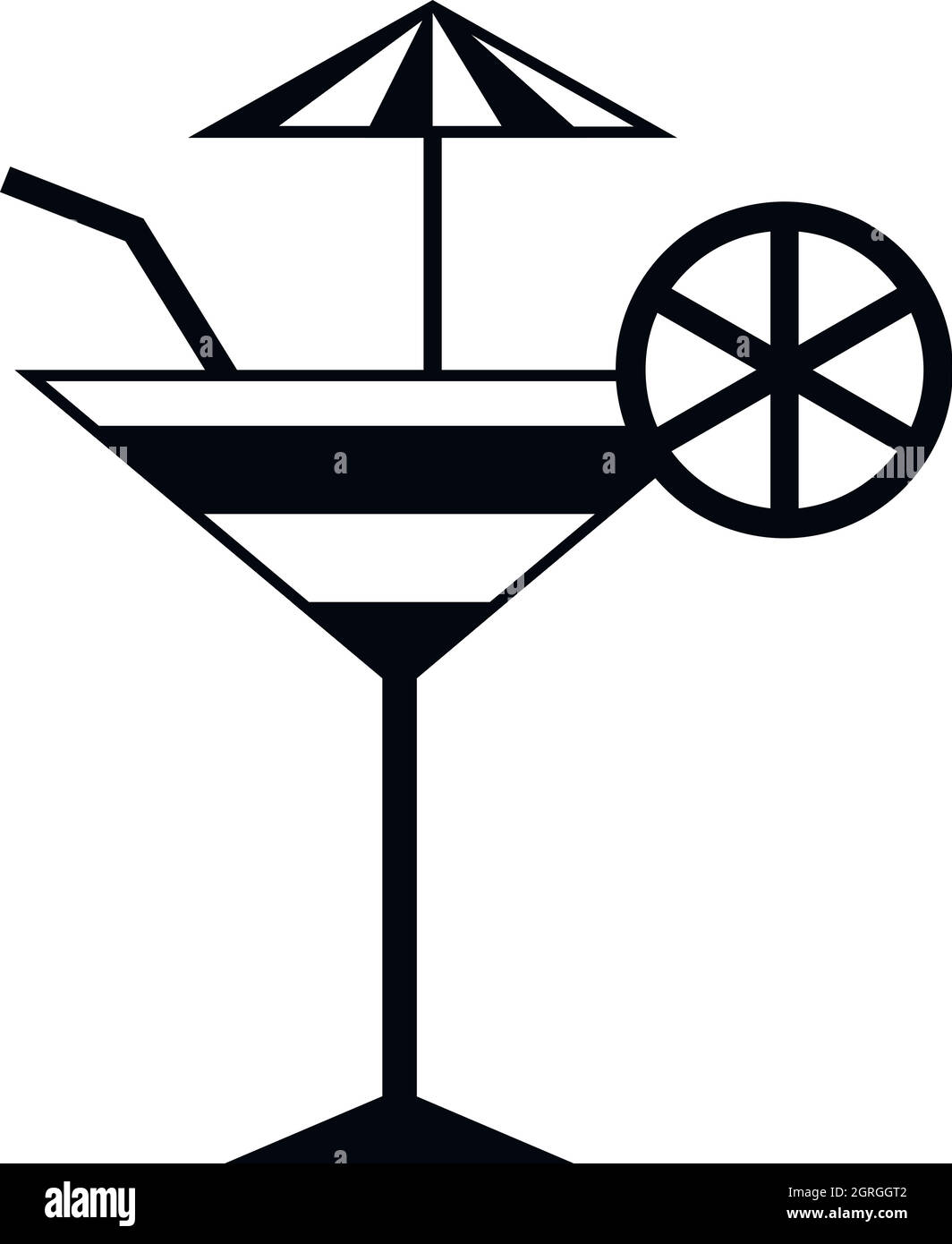 Fruit cocktail icon, simple style Stock Vector Image & Art - Alamy