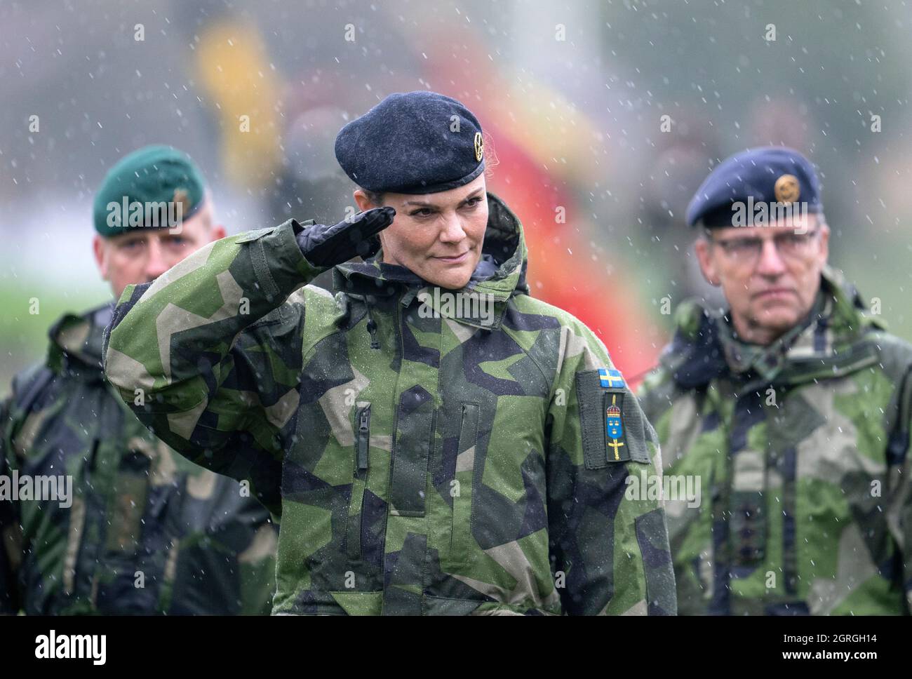 Crown Princess Victoria at the inauguration of Alvsborg Amphibian ...