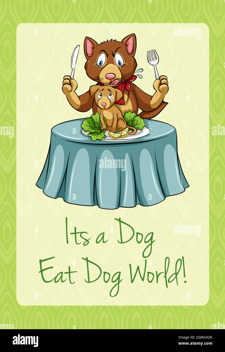 Dog eat dog world Stock Vector Image & Art - Alamy