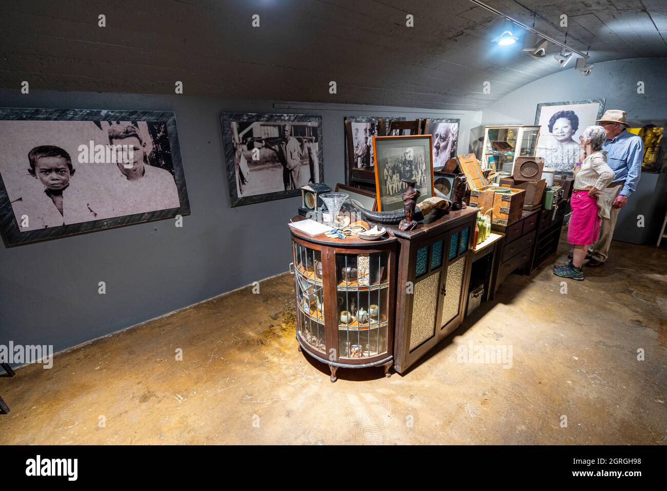 Old storage rooms now used to for historic displays at Green Hill Fort ...