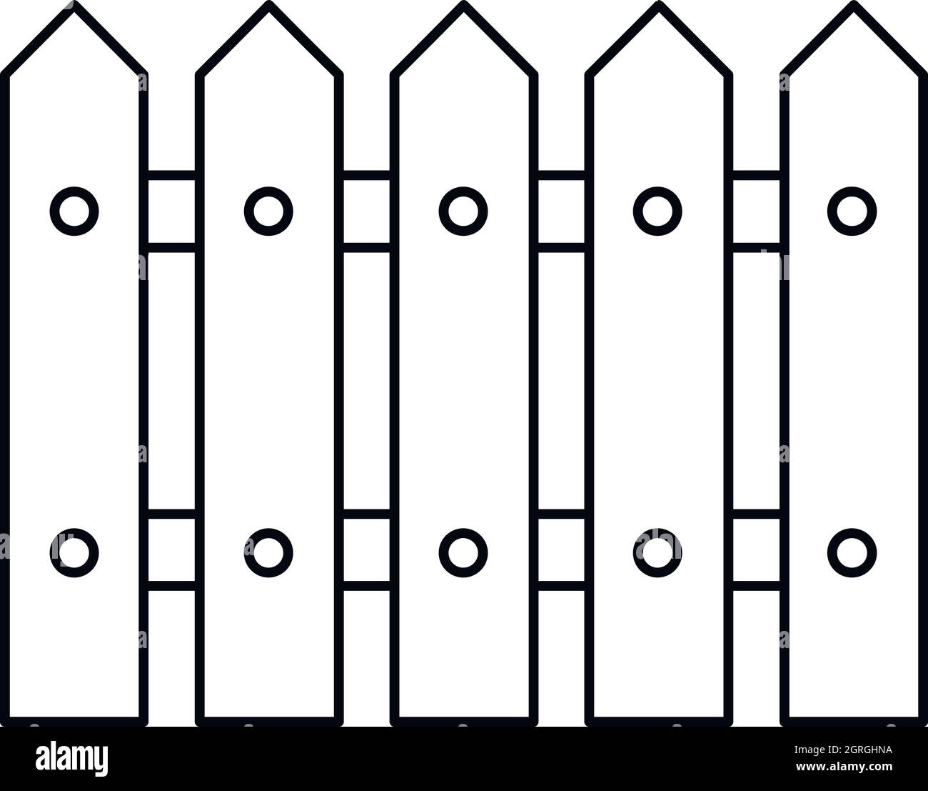 Creative fence Stock Vector Images - Alamy
