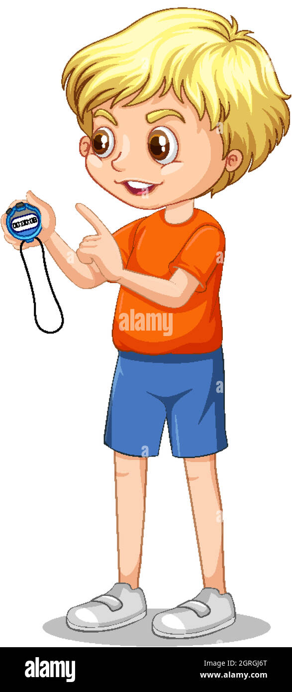 Cartoon male coach character Stock Vector Images - Alamy