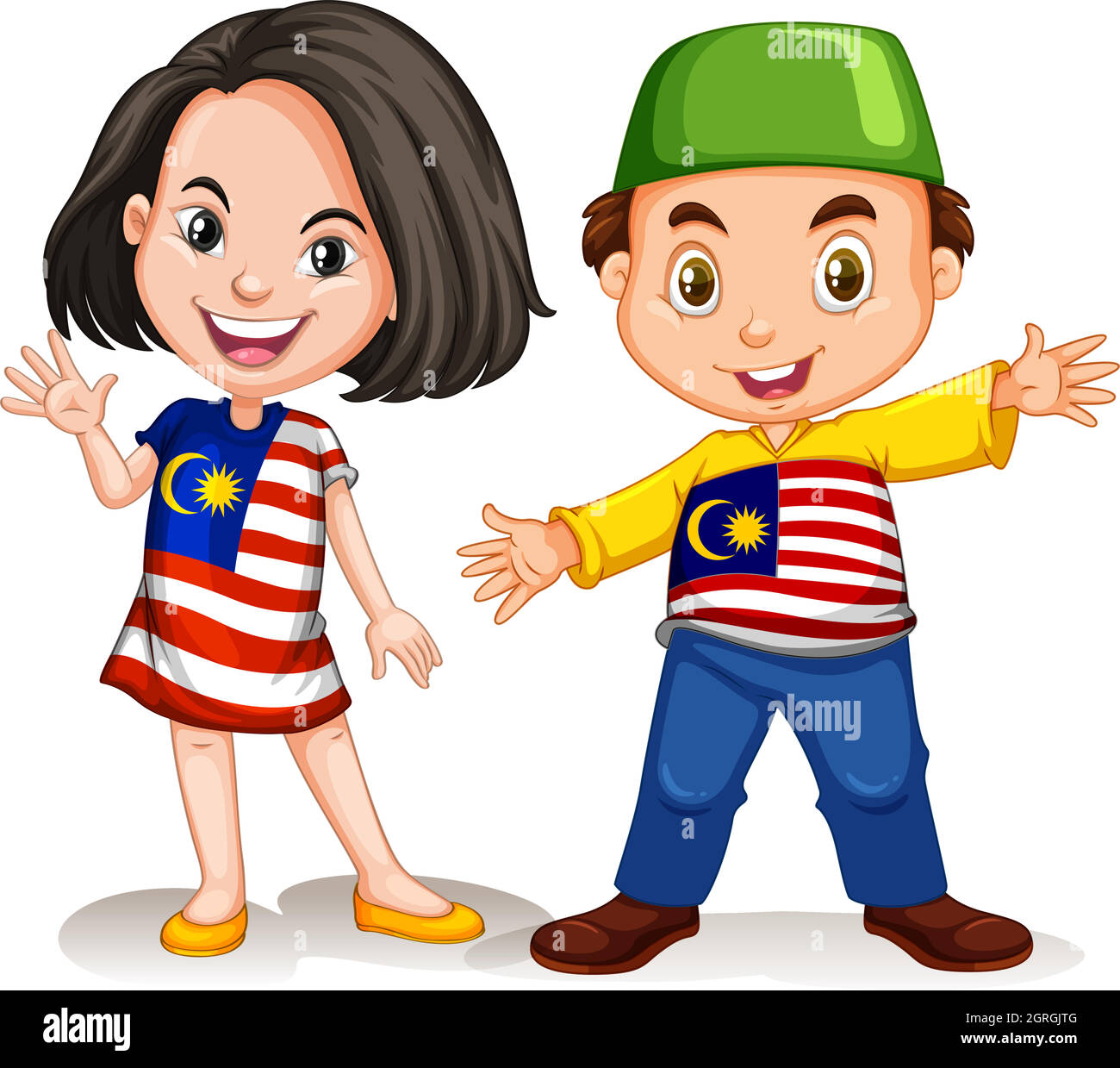 Malaysian ethnicity Stock Vector Images - Alamy