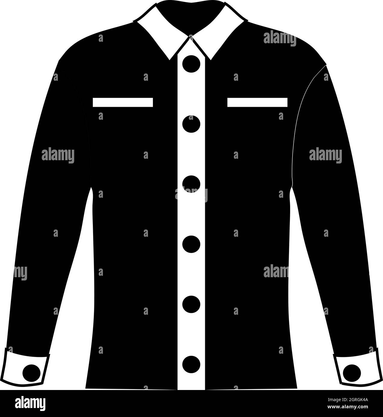 Men shirt icon, simple style Stock Vector Image & Art - Alamy