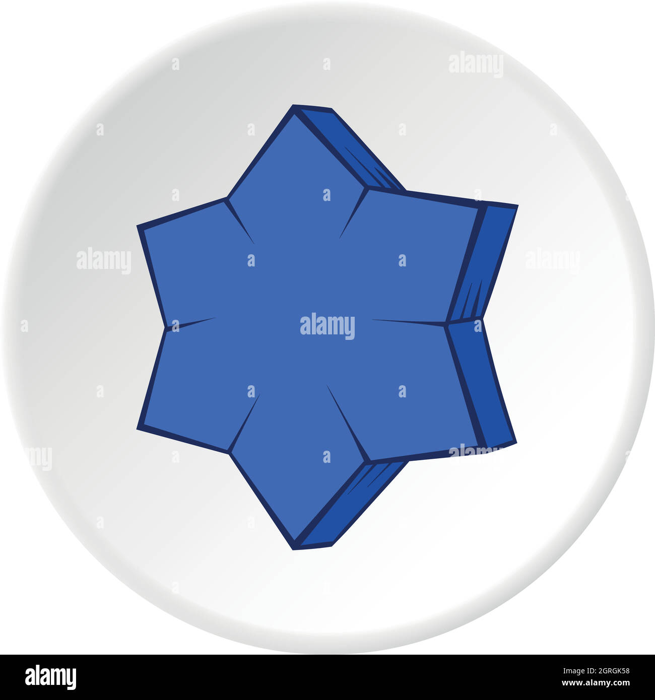 Convex star icon, cartoon style Stock Vector Image & Art - Alamy