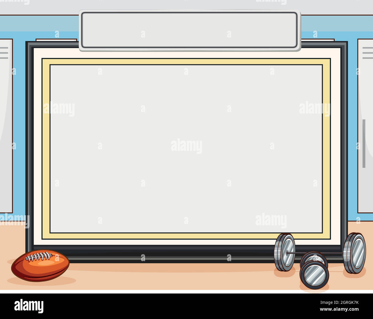 A simple banner sport theme Stock Vector Image & Art - Alamy