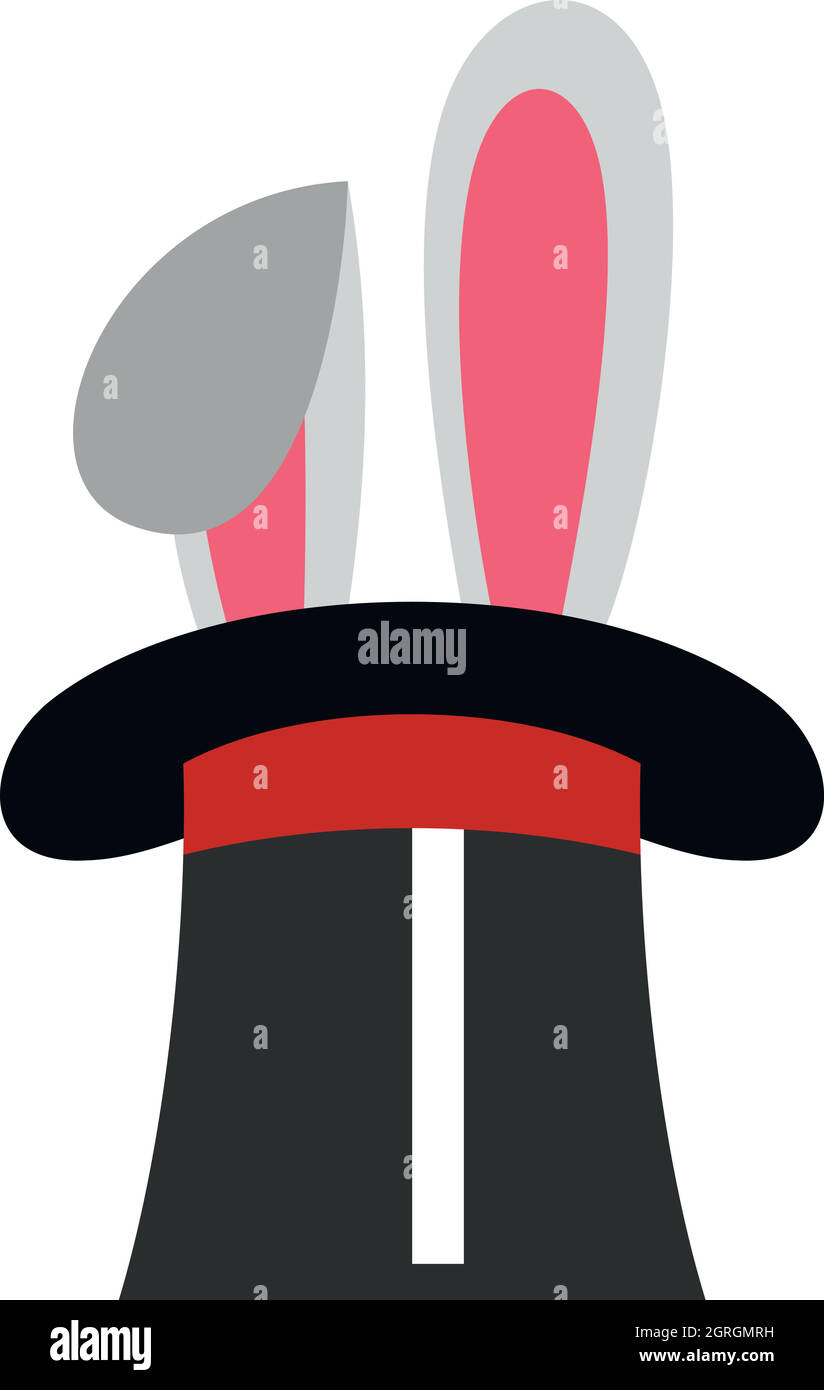 White cute little rabbit in Stock Vector Images - Alamy