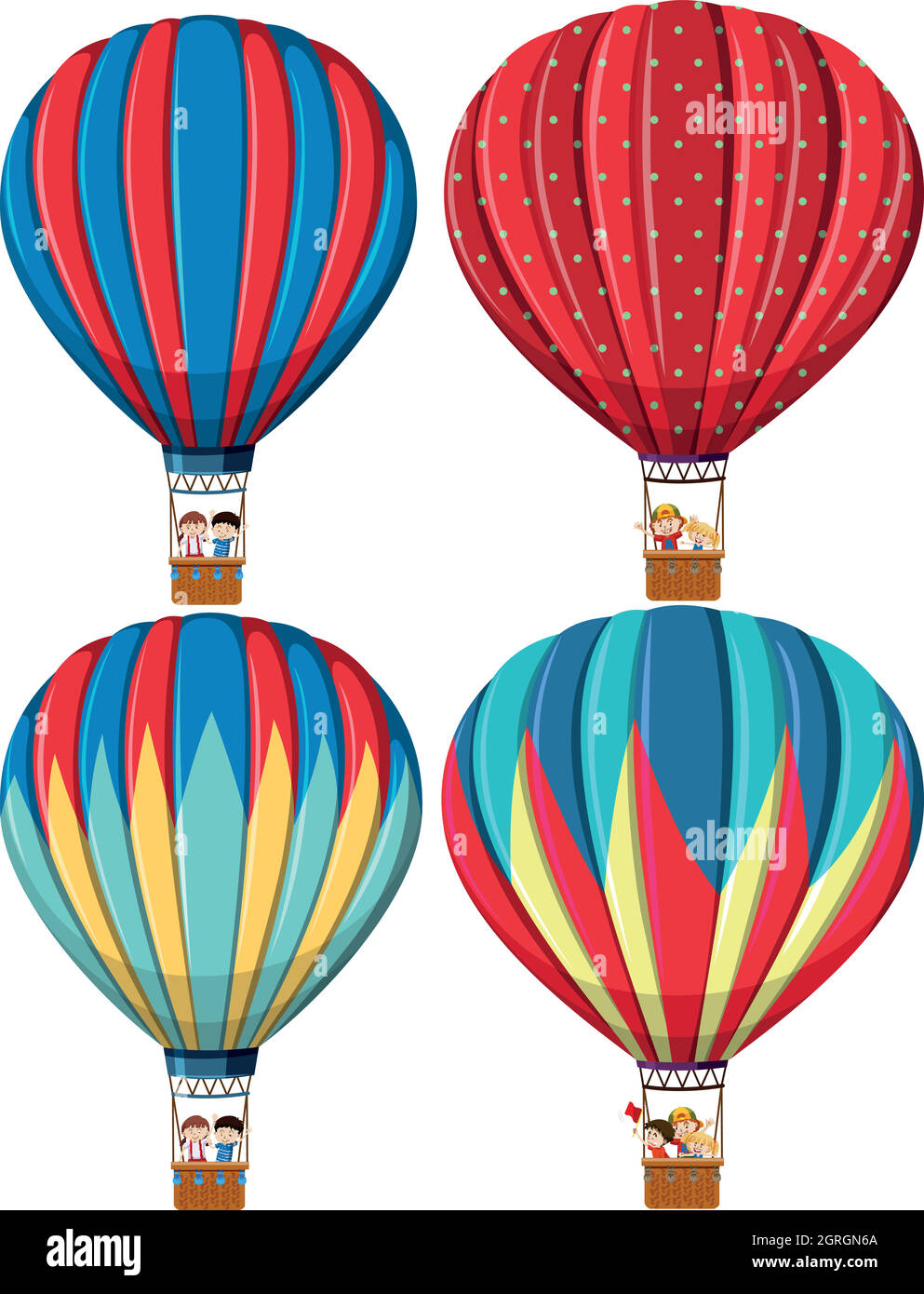 Set balloons Stock Vector Images - Alamy