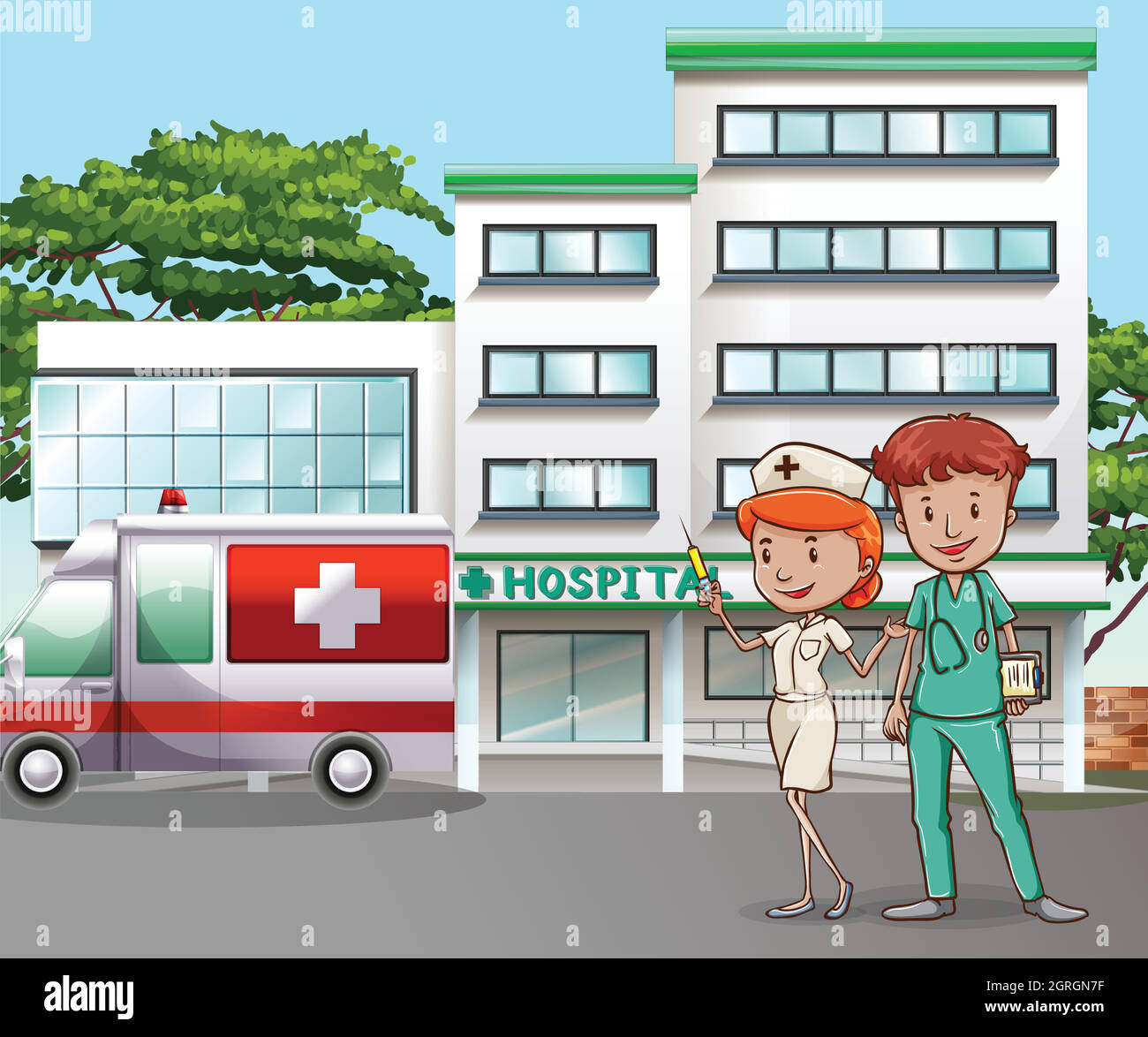 Emergency Room Nurse Clipart