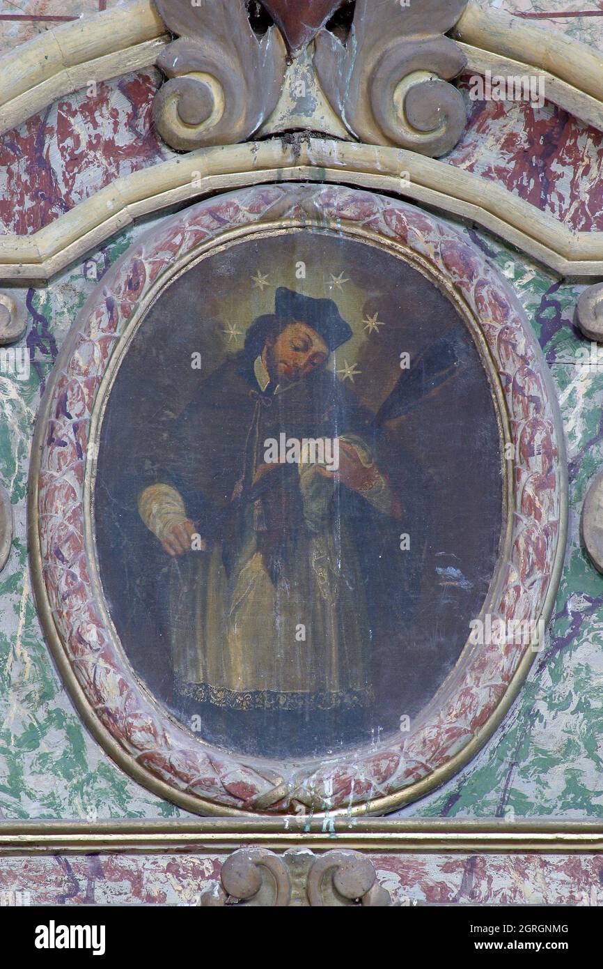 Saint John of Nepomuk, altar of the Nativity in the church of Saints ...