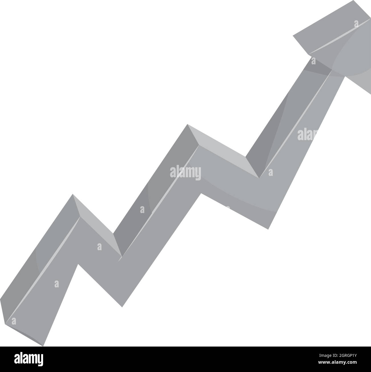 Business arrow icon, black monochrome style Stock Vector Image & Art ...