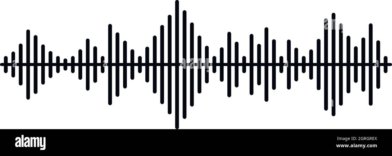 Musical pulse icon, simple style Stock Vector Image & Art - Alamy