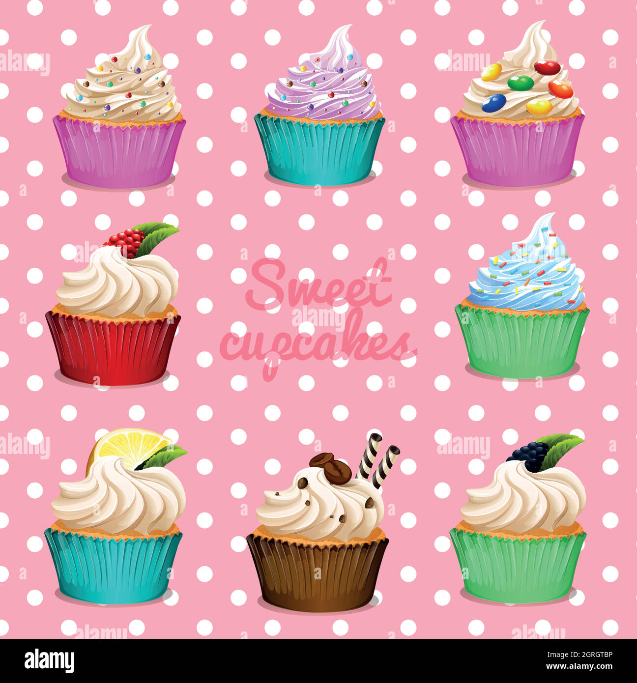 Cream different Stock Vector Images - Alamy
