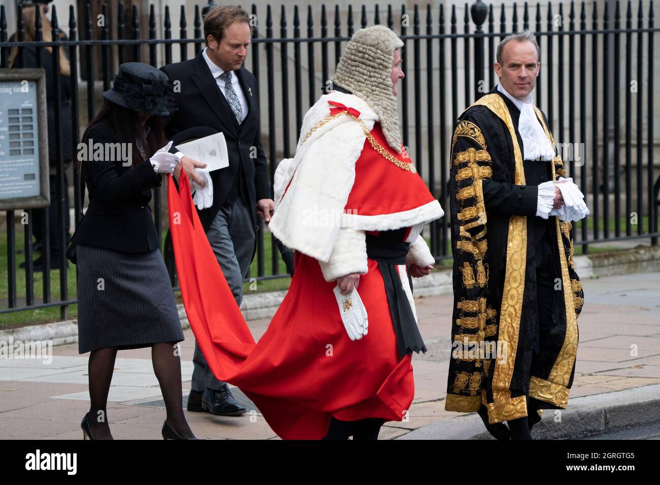 LONDON - OCTOBER 1: The annual Judges Service took place at Westminster ...