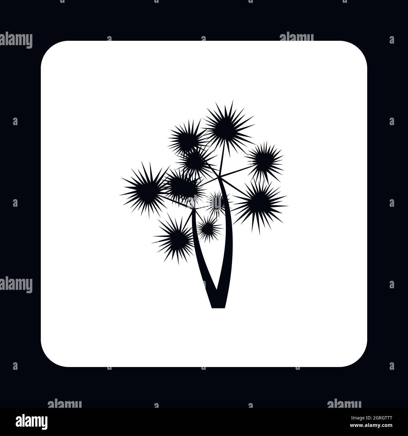 Stylized tropical art Stock Vector Images - Alamy