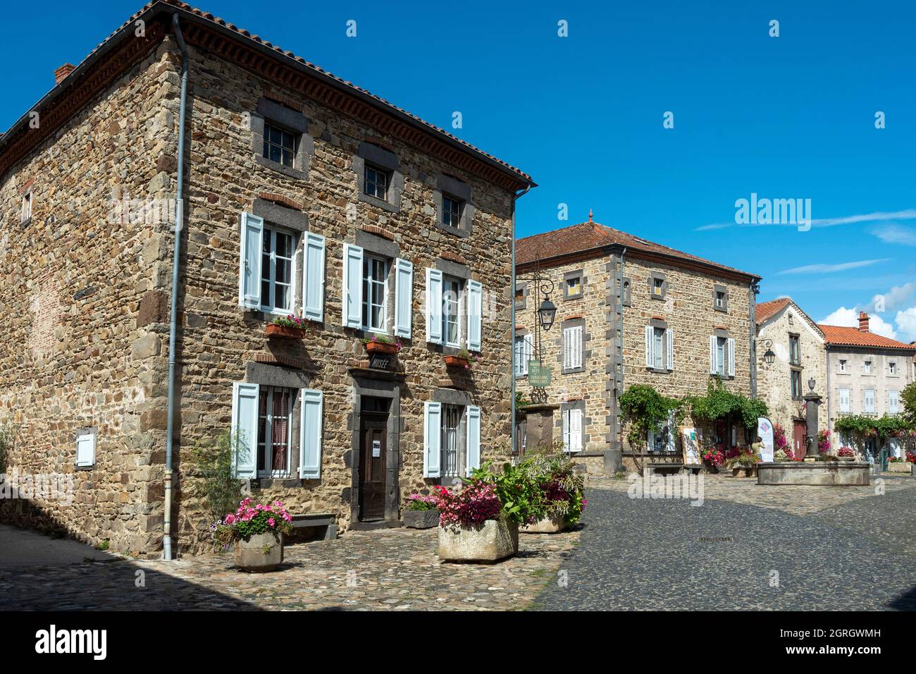 Lavaudieu village, labelled Les Plus Beaux Villages de France, Haute ...