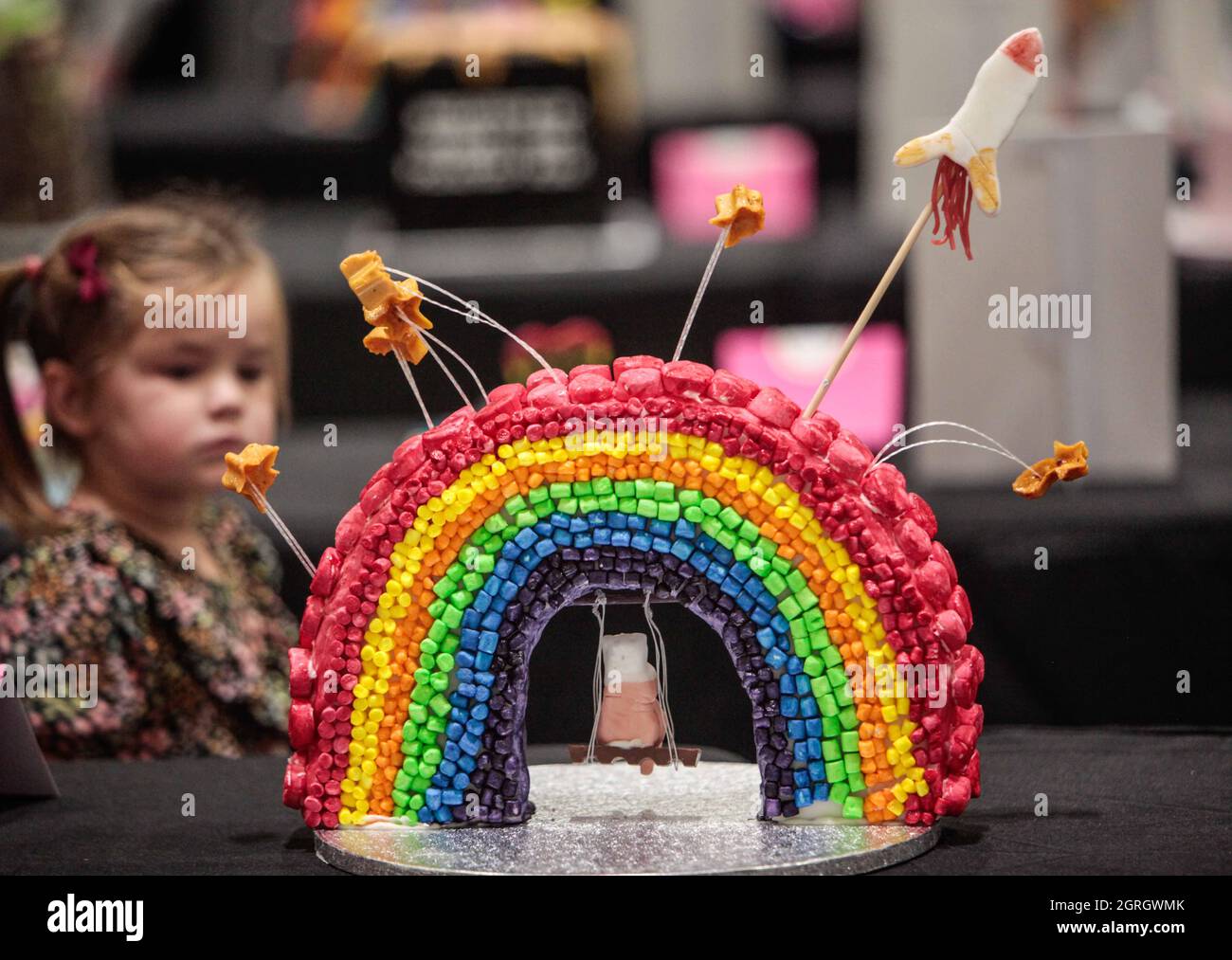 London, UK. 01st Oct, 2021. Cake & Bake Show 2021 This years Cake ...