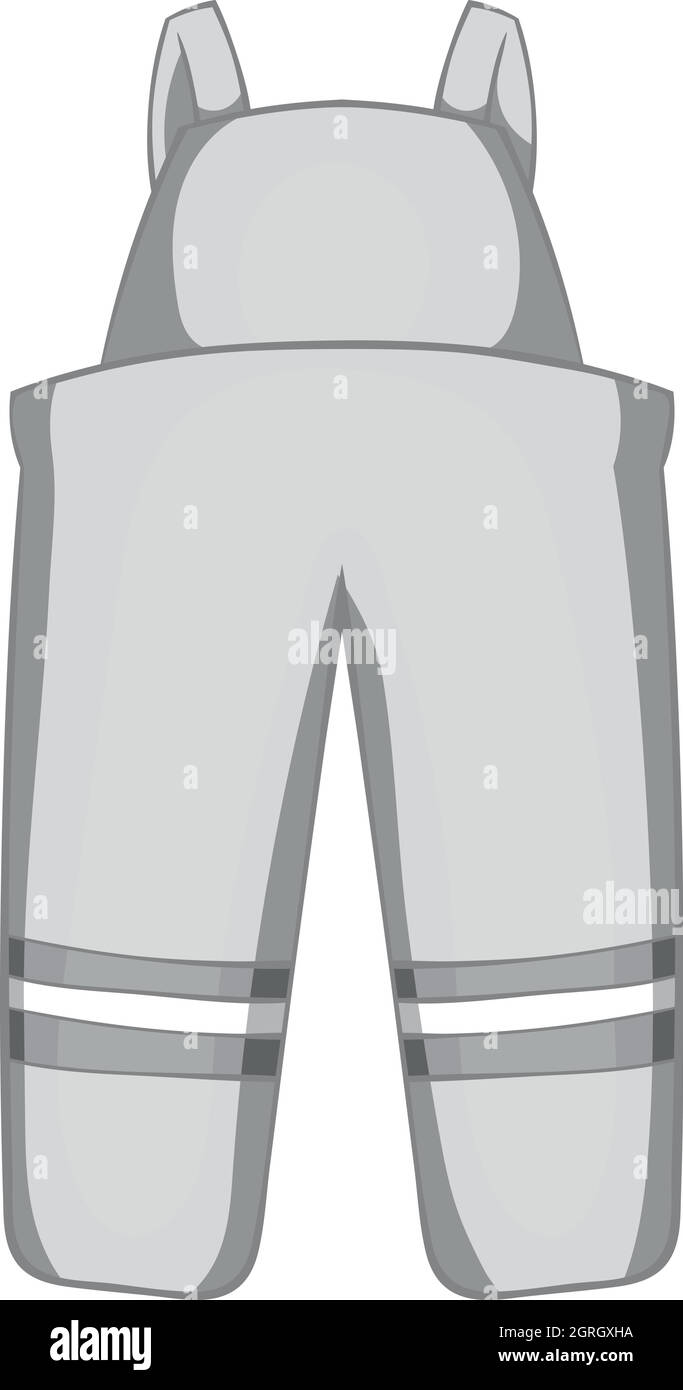 Firefighter costume icon, black monochrome style Stock Vector Image ...