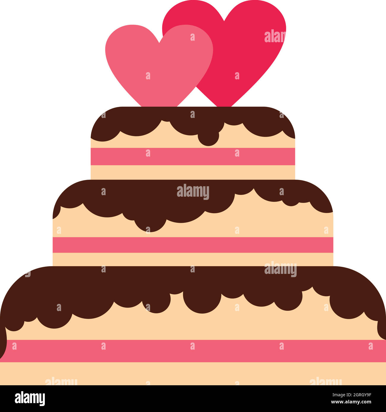 Wedding cake icon hi-res stock photography and images - Alamy