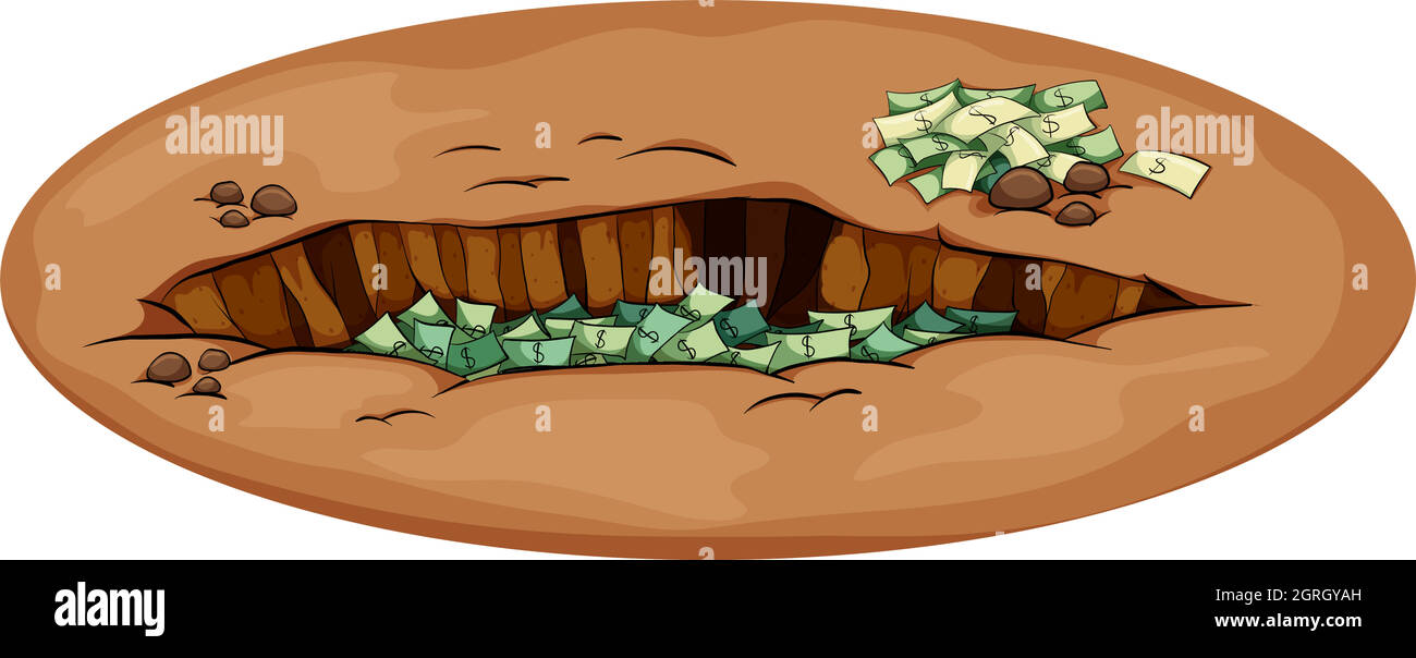 Money pit Stock Vector Images - Alamy