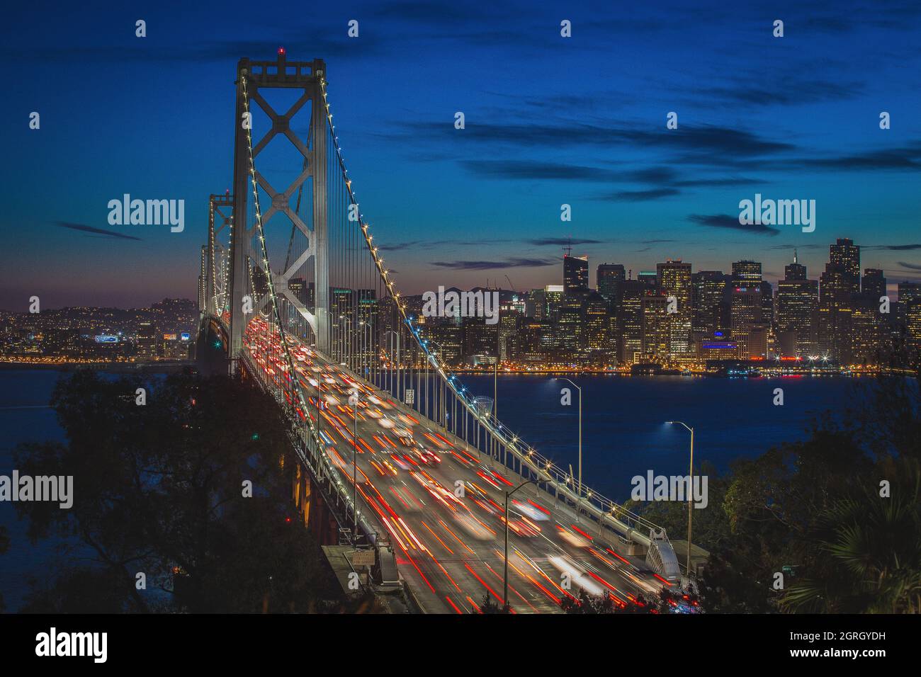 Bay bridge from treasure island hi-res stock photography and images - Alamy