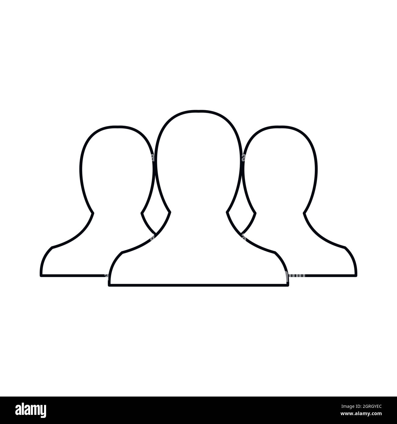 Team manager icon outline Stock Vector Images - Alamy