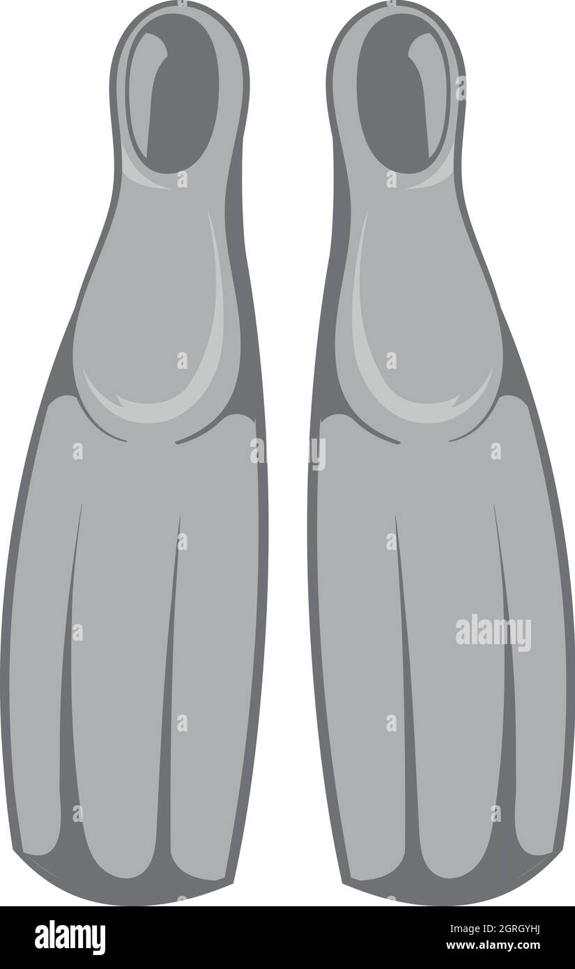 Black and white fins Cut Out Stock Images & Pictures - Alamy